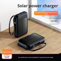 China Micro USB Solar Wired Power Bank 10W Mini Compact Portable Charger Outdoor Battery for sale
