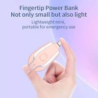 China Emergency Keychain Cordless Power Bank 1500mAh Mini Portable Backup Charger Quick Charge for sale