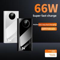China Fast Charging Wired Power Bank 20000mAh Digital Display Micro USB DC Portable Charger for sale