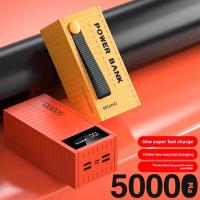 China 30000mAh Super Fast Charging Power Bank 66W Large Capacity 50k Digital Display LI Polymer 5W Micro USB for sale