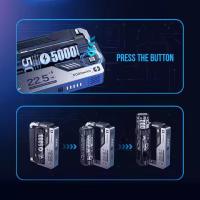 China Interchangeable Clip Power Bank 5000mAh Li Polymer Battery Detachable Portable Slim Wired Fast Charger with Cable for sale