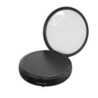 China Mirror Wired Power Bank 10000mAh Mini Slim Portable Fast Charging Compact Mobile Charger for sale