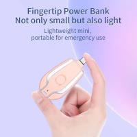 China Multi Purpose Mini Cordless Power Bank 1200mAh 2 In 1 Keychain Portable Travel Charger for sale