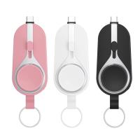 China Keychain 2 In 1 Cordless Power Bank Portable Wireless Emergency Watch Charging Mini Pod for sale