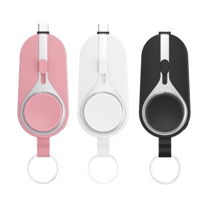China Mini Portable Charger 3000mah Emergency Keychain Powerbank Mobile Phone Key Chain Power Bank Wireless Charging for sale