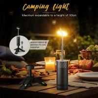 China 10000mAh Telescopic LED Camp Light Magnet Tripod Base Lightweight For Hiking Fishing 
  for sale