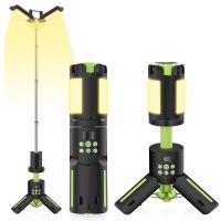 China Rechargeable Camping Lantern Outdoor Hiking Fishing Tent Lamp 6000 LM Super Bright Magnetic Rotatable Telescopic LED RV for sale