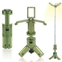 China Rechargeable Camping Lantern Outdoor Hiking Fishing Tent Lamp 6000 LM Super Bright Magnetic Rotatable Telescopic LED RV for sale