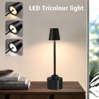 China Modern LED Light Table Lamp Outdoor Indoor Rechargeable Cordless Simple Sleek Design for sale