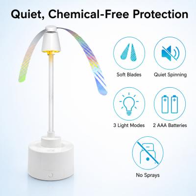 China Fly Repellent Fan Gooseneck 360 ° Foldable For Outdoor Home Use Restaurant for sale