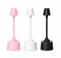 China Rechargeable Cordless Modern LED Light Table Lamp Outdoor Indoor Simple Sleek Design Power Bank Function for sale