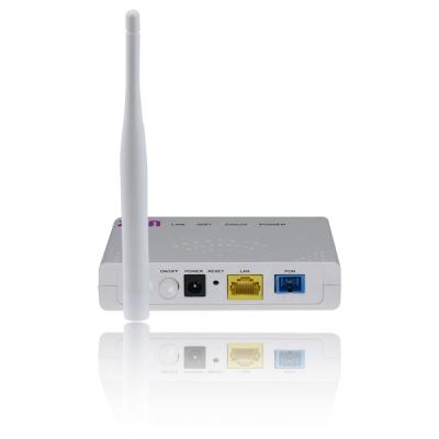 China 1GE Fiber Optic Gpon WIFI 300 Mbps Gpon Port GPON GEPON Optic ONU OP251W for sale