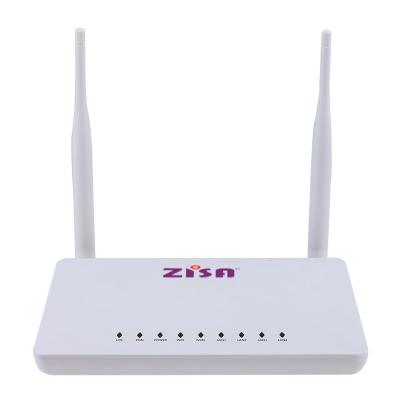 China 1GE+3FE WIFI GEPON GPON ONU 1GE OP256W White 12V 1A 4W OEM for sale