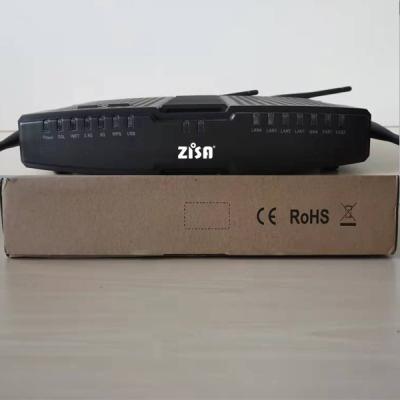China 4LAN VDSL2 VOIP Modem Router Black 11AC 1600Mbps 4 Ethernet for sale