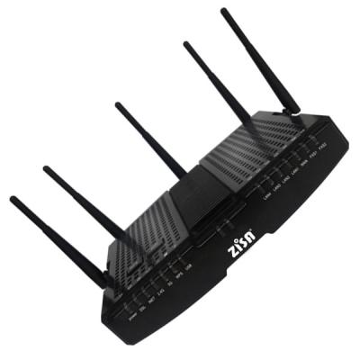 China 4 Ports 802.11b/G/N/Ac VDSL2 MODEM Wireless 1600mbps Wifi Voip Modem V800VWL-AC for sale