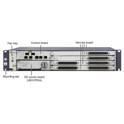 China Digital Subscriber Line Access Multiplexer IP DSLAM Smartax MA5616 Chassis for sale