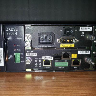 China ZISA Digital Subscriber Line Access Multiplexer IP SHDSL DSLAM Smartax 9806H Chassis for sale