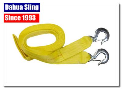 China 12 TON 4WD Recovery Tow Straps For Trucks Winch Extension Heat Resistance for sale