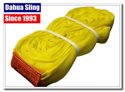 China Woven Structure Endless Round Slings For Barges Multi Layer Low Elongation for sale