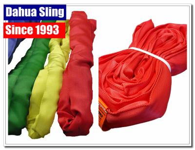 China Grade AA Safety Endless Round Slings High Capacity 1 Year Warranty for sale