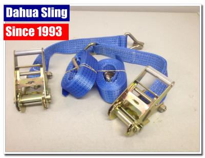 China 5 Ton Heavy Duty Ratchet Tie Down Straps For Lorry Lashing Wear Resistance for sale