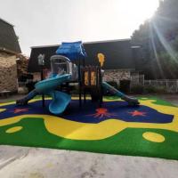 China Grains EPDM Playground Rubber Granules Ground Cover Recycling Colored for sale