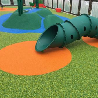 China Synthetic Outdoor Playground Rubber Granules EPDM Wet Pour Rubber Granules for sale