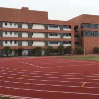 China EPDM Granules Safety Soft Rubber Flooring 9 - 13mm High School Running Track for sale