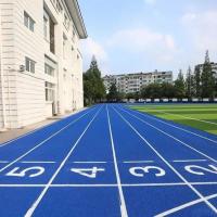China Anti UV 1 - 3mm EPDM Running Track Granulated 400 Meter Track for sale