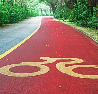 China Wet Pour In Place Rubber Jogging Track for sale