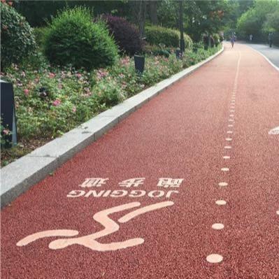 China Granulated Jogging Track Rubber Flooring EPDM Ground Rubber For Playgrounds Durable Walkway for sale