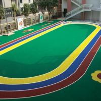 China Coloured Recycled EPDM Granules Anti Slip Rubber Playground Surfacing Products for sale