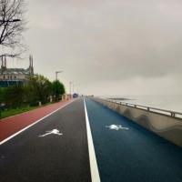 China 3mm Rubber Walking Path  Colured Eco-friendly Granules EPDM Runway for sale