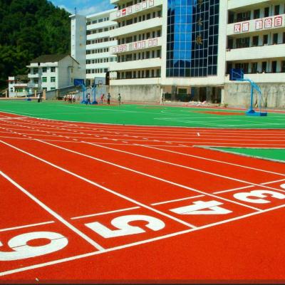 China Outdoor Rubber Jogging Track UV Resistance EPDM Seamless Flooring Granule Path for sale