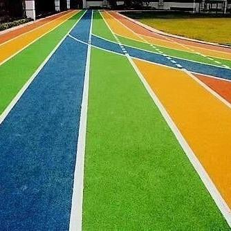 China 3mm Rubber Jogging Track Colored Granules EPDM Runway for sale