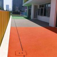 China 3mm Rubber Walking Path  Colured Eco-friendly Granules EPDM Runway for sale