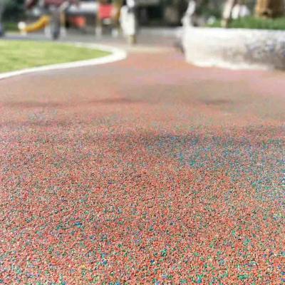 China Eco Friendly Jogging Rubber Track Material Colored EPDM Rubber Crumb for sale