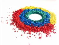 China 1-3mm EPDM Playground Rubber Granules Particles Shape For Kindergarten Floor for sale