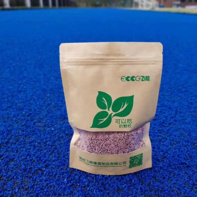 China Outdoor EPDM Cutting Playground Wet Pour Rubber Granules For Play Area Flooring for sale