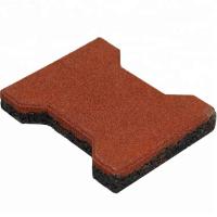 China Safety EPDM Rubber Floor Mat Dog Bone Paver Tiles for sale