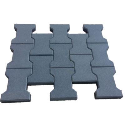 China Easy To Install And Maintain Indoor Flooring Tiles Bone Rubber Brick for sale