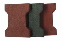China Easy To Install And Maintain Indoor Flooring Tiles Bone Rubber Brick for sale