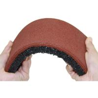China Pavers EPDM Rubber Flooring Tiles Anti UV / Slip 20 - 45mm for sale