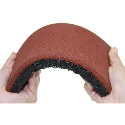China Pavers EPDM Rubber Flooring Tiles Anti UV / Slip 20 - 45mm for sale