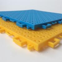 China Sport Elasticity TPE Backyard Floor Tile Basketball Court Interlocking for sale