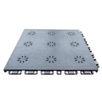 China Elastic Interlocking Rubber Flooring Tile For Sport Court Outdoor for sale