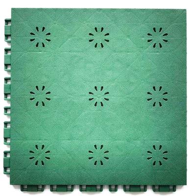 China Sport Elasticity TPE Backyard Floor Tile Basketball Court Interlocking for sale