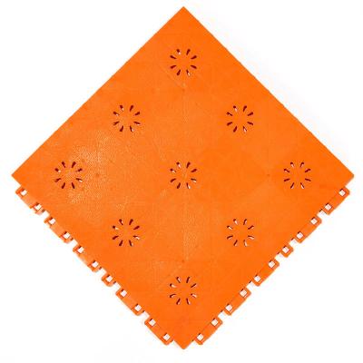 China Elastic Interlocking Rubber Flooring Tile For Sport Court Outdoor for sale