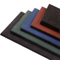 China 1m / 50cm EPDM Rubber Gym Flooring Mats  Environment Friendly for sale