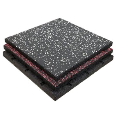 China 1m / 50cm EPDM Rubber Gym Flooring Mats  Environment Friendly for sale